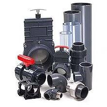 PVC-C Rohre, Fittings und Ventile