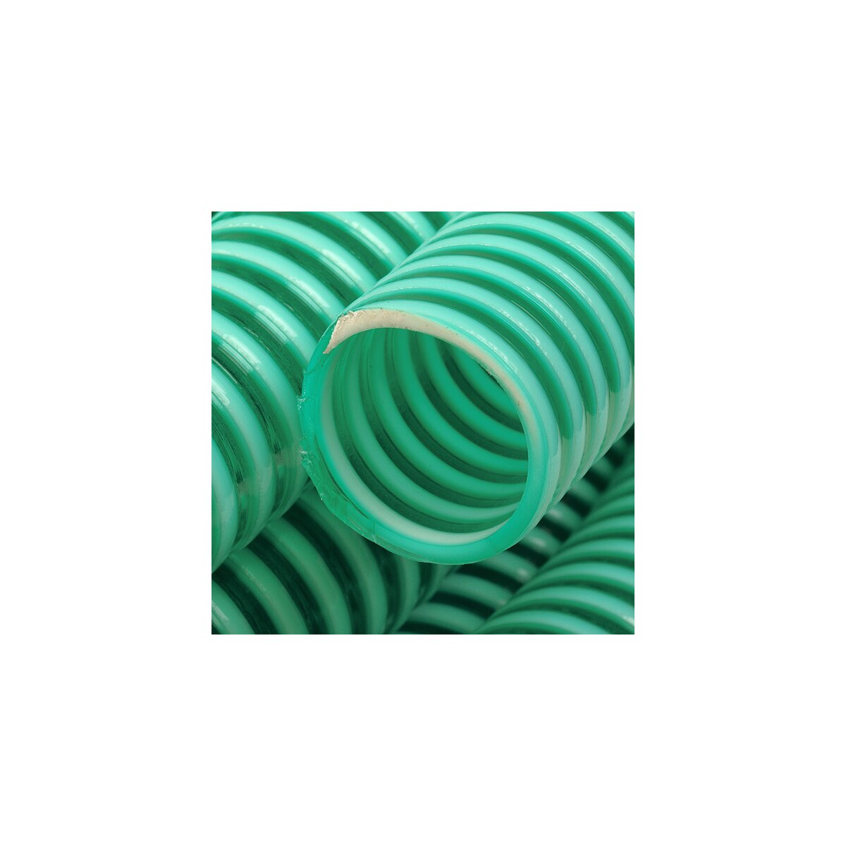 Saugschlauch, Spiralschlauch grün Innendurchmesser 102 mm, 25 m