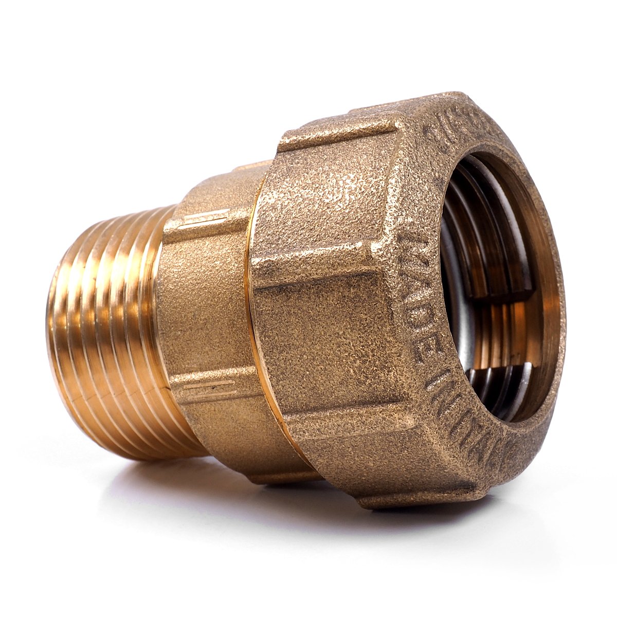 Messing Verschraubung Innengewinde x Außengewinde