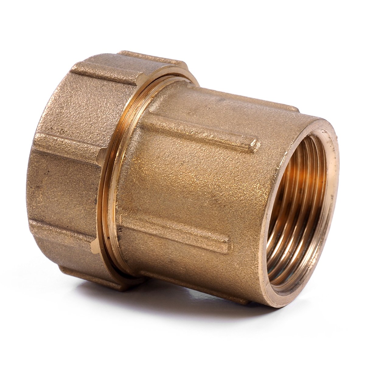 Messing Verschraubung Innengewinde x Außengewinde 1 1/4" (41,91 mm)