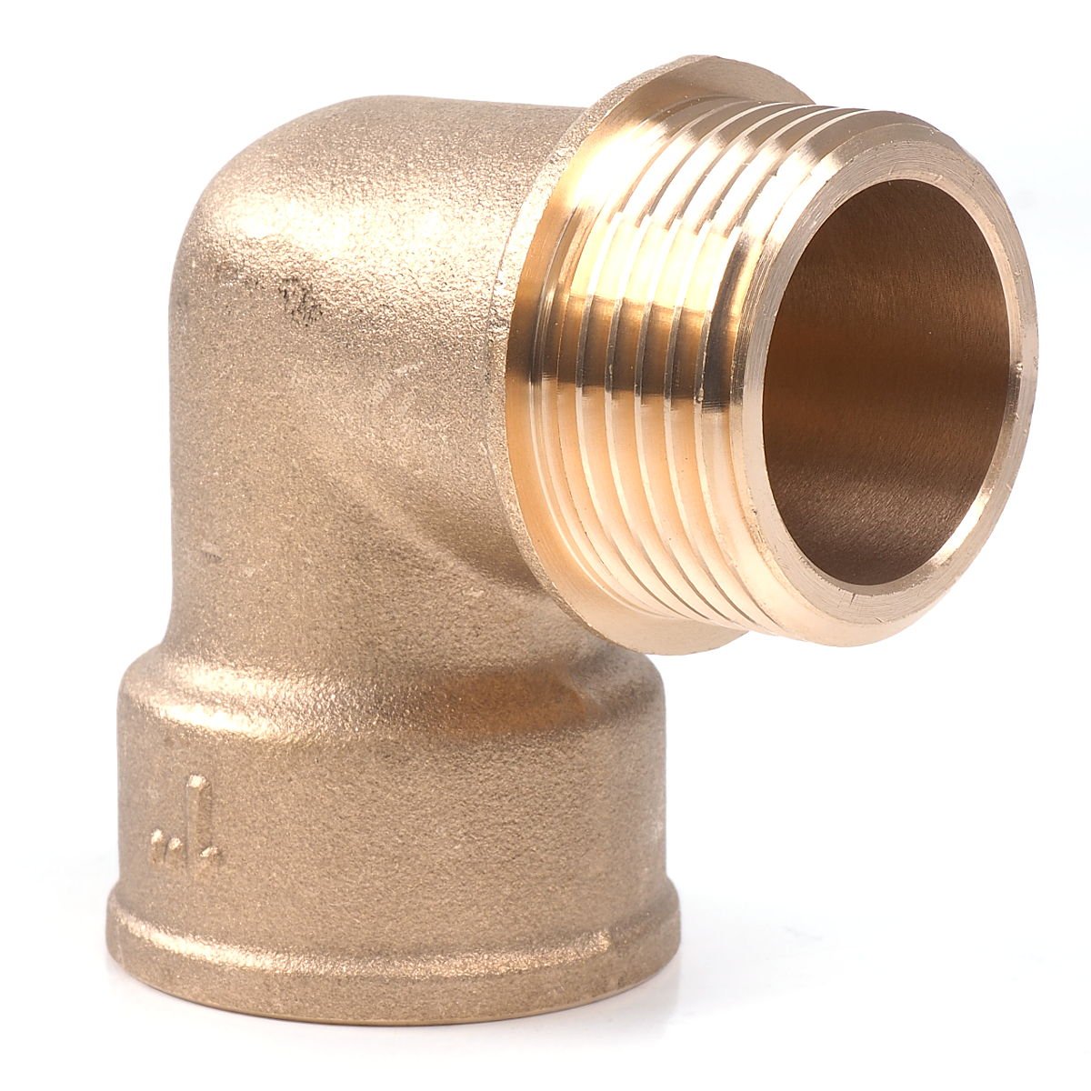 Messing Winkel 90° Innengewinde x Außengewinde 2" (59,61 mm)