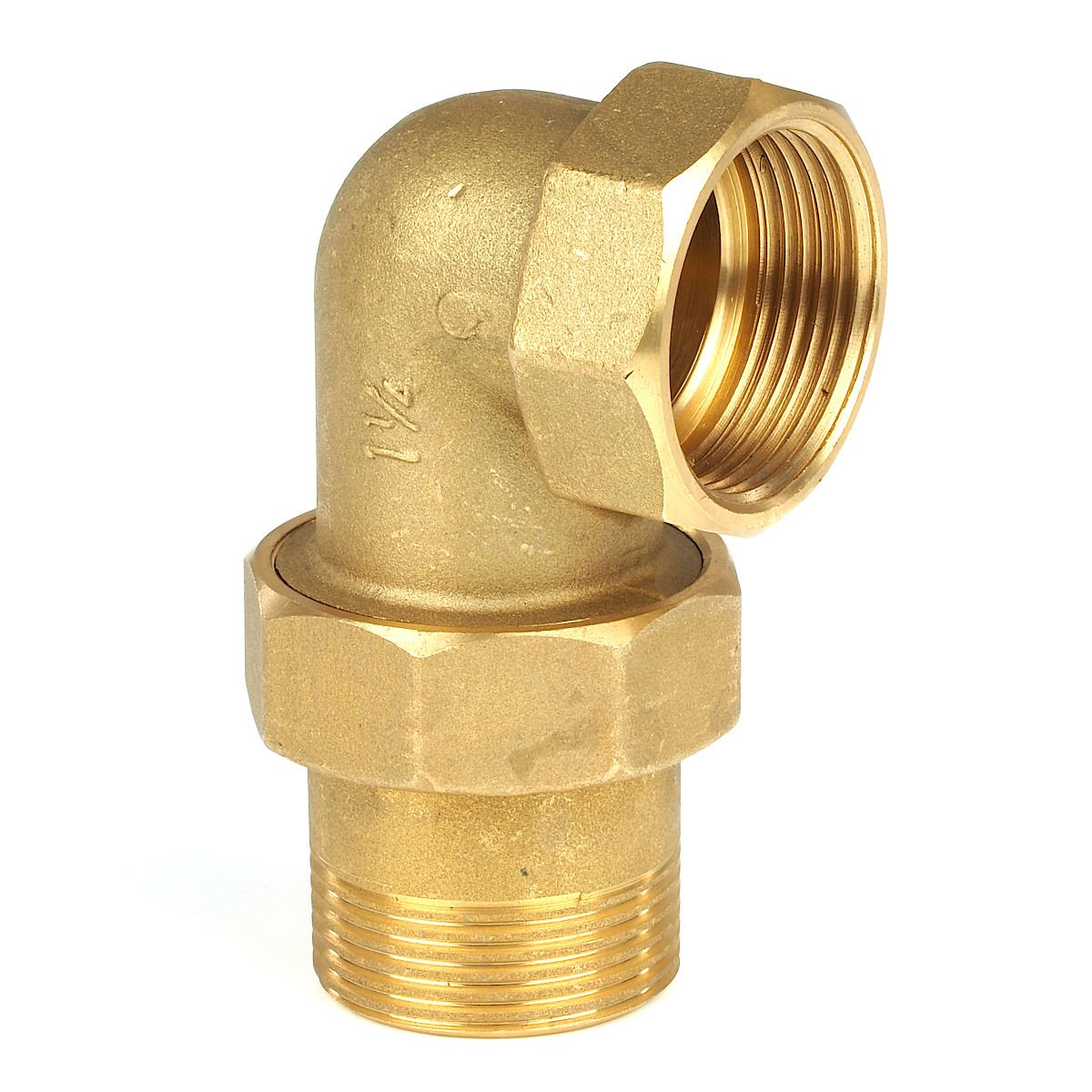 Messing Verschraubung Innengewinde x Außengewinde 1/2" (20,96 mm)