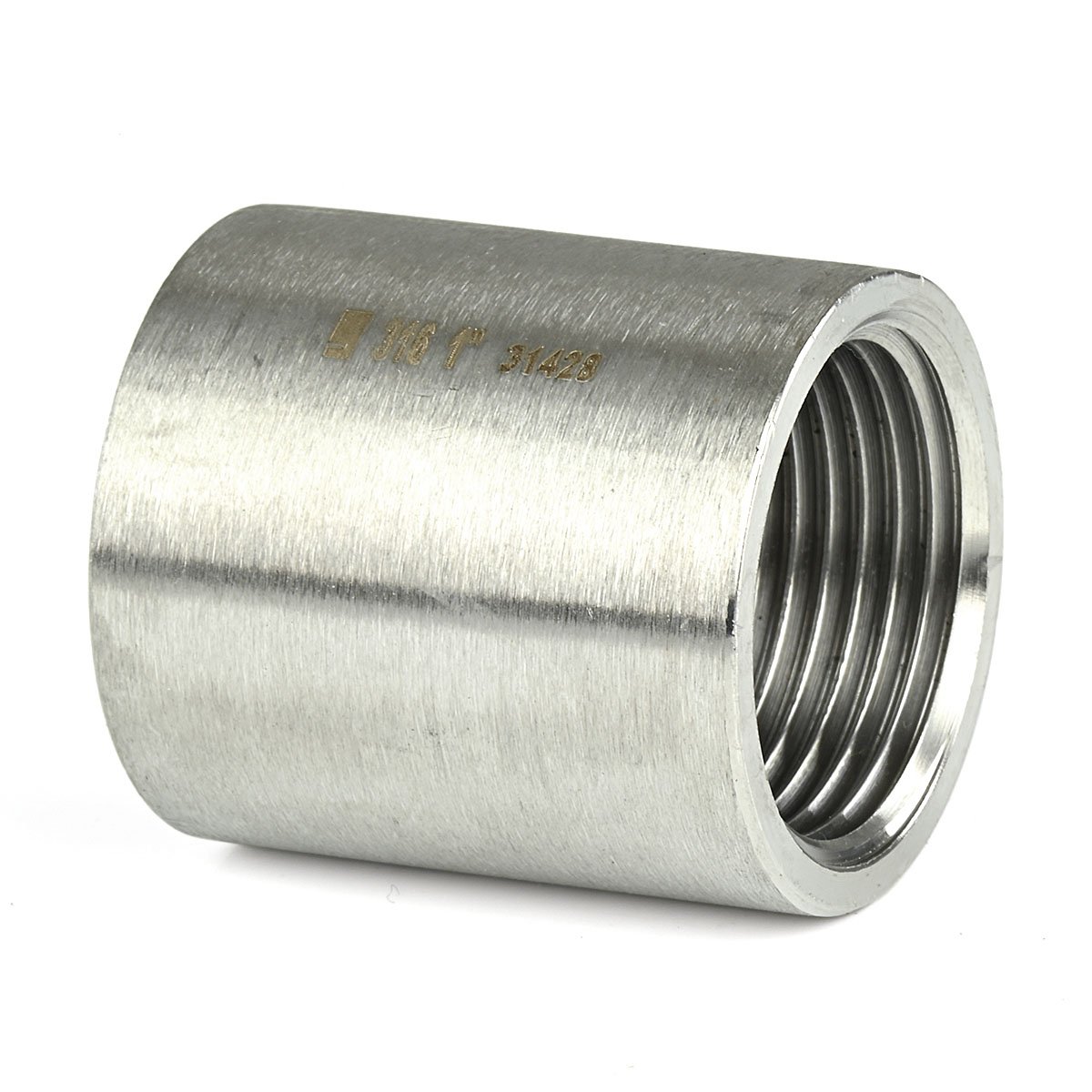 Nr. 270 Edelstahl Muffe 2x Innengewinde 2" (59,61 mm)