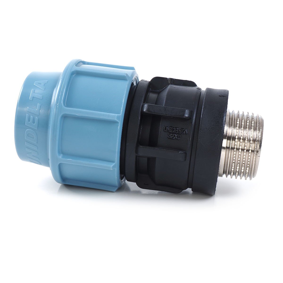 PE-Kupplung Klemmmuffe x Außengewinde (Messing) 32 mm x 1"