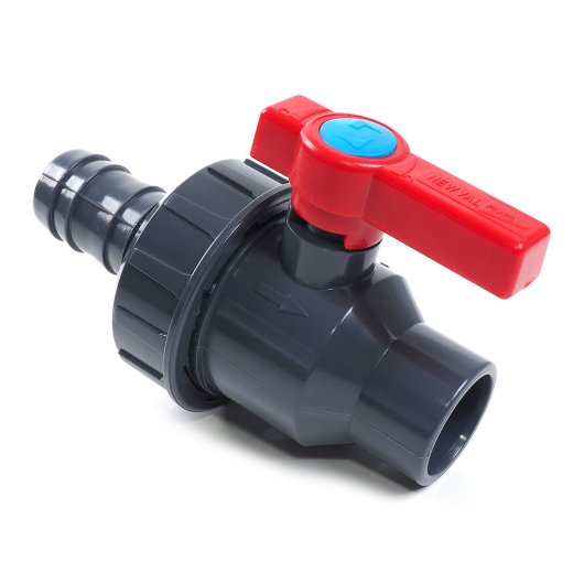 PVC Kugelhahn/Absperrhahn, verschiedene Anschlüsse