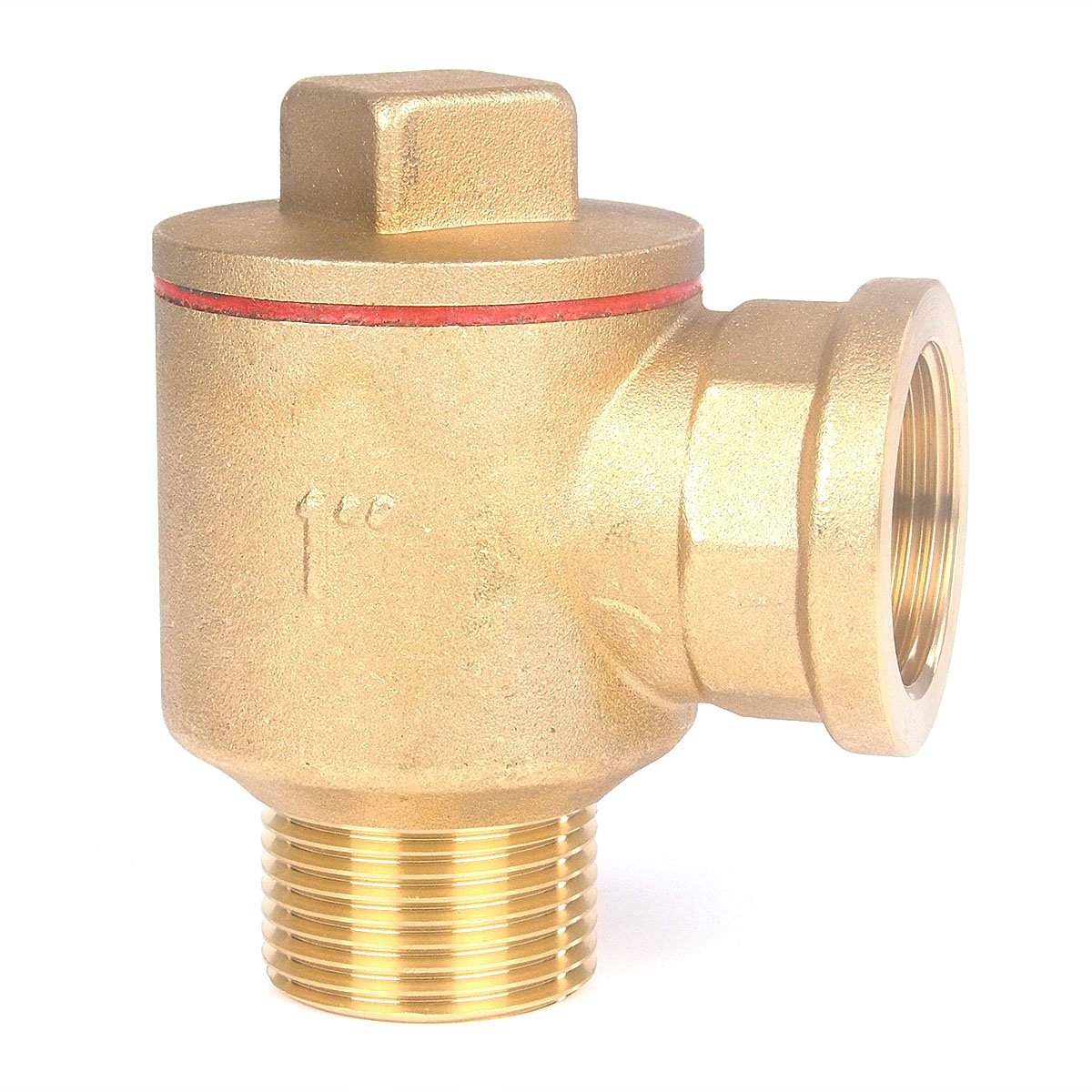 Messing Eckventil, Innengewinde x Außengewinde 1" (33,25 mm)